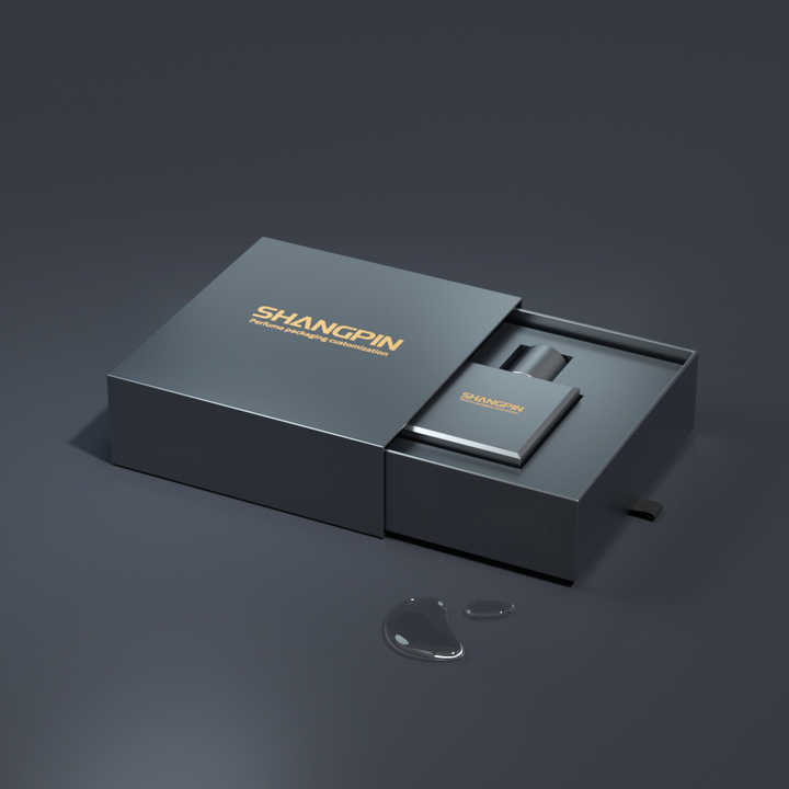 Luxury Slide Drawer Perfume Gift Paper Box Custom Design