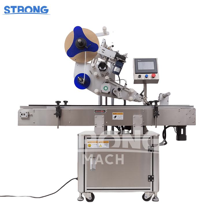 Automatic Paper Bag Labeling Machine Pouch Label Applicator for Plastic Bags Paging Packaging ...