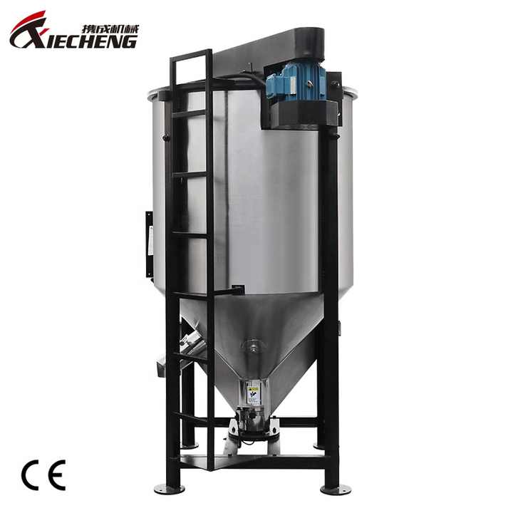 500kg Capacity Vertical Plastic Raw Material Mixer Machine