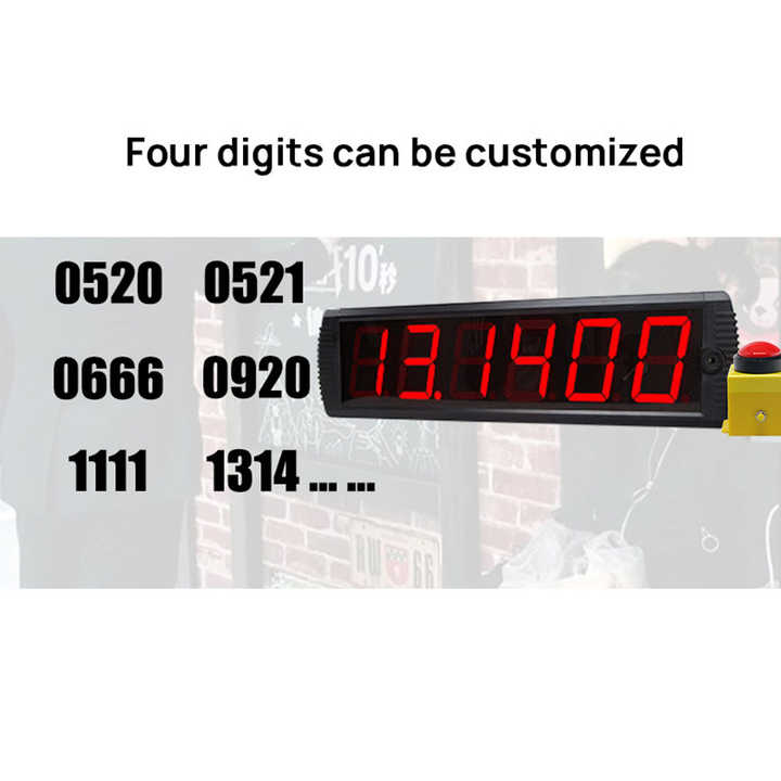 Popular Button Control Digital Countdown Timer Programmable Time Number Display LED 10s ...