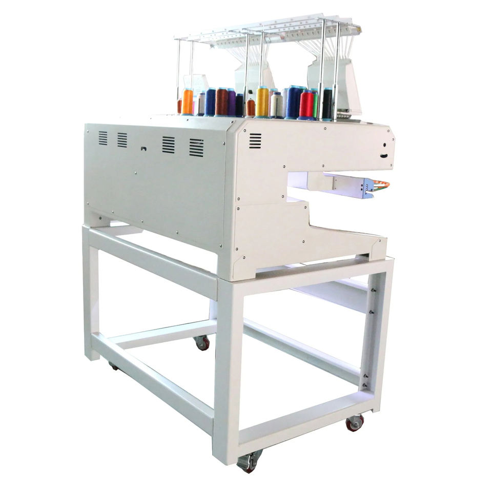 Chinese Long Service Life Automatic Industrial 2 Head Embroidery ...