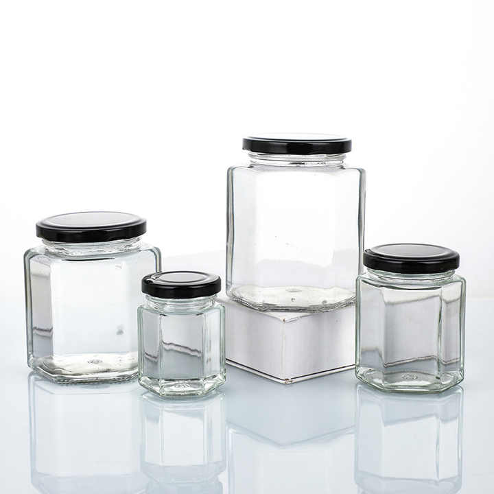 ClearSeal Flat Glass Jar with Crown Cap Airtight Freshness Storage for ...