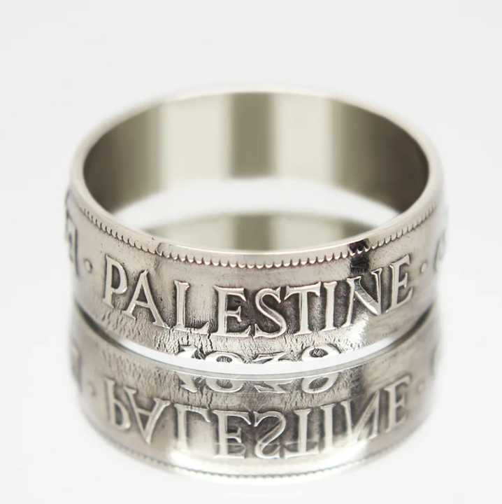 Wholesale Direct Sales Palestine Ring High Polished Pvd Plated 316l ...