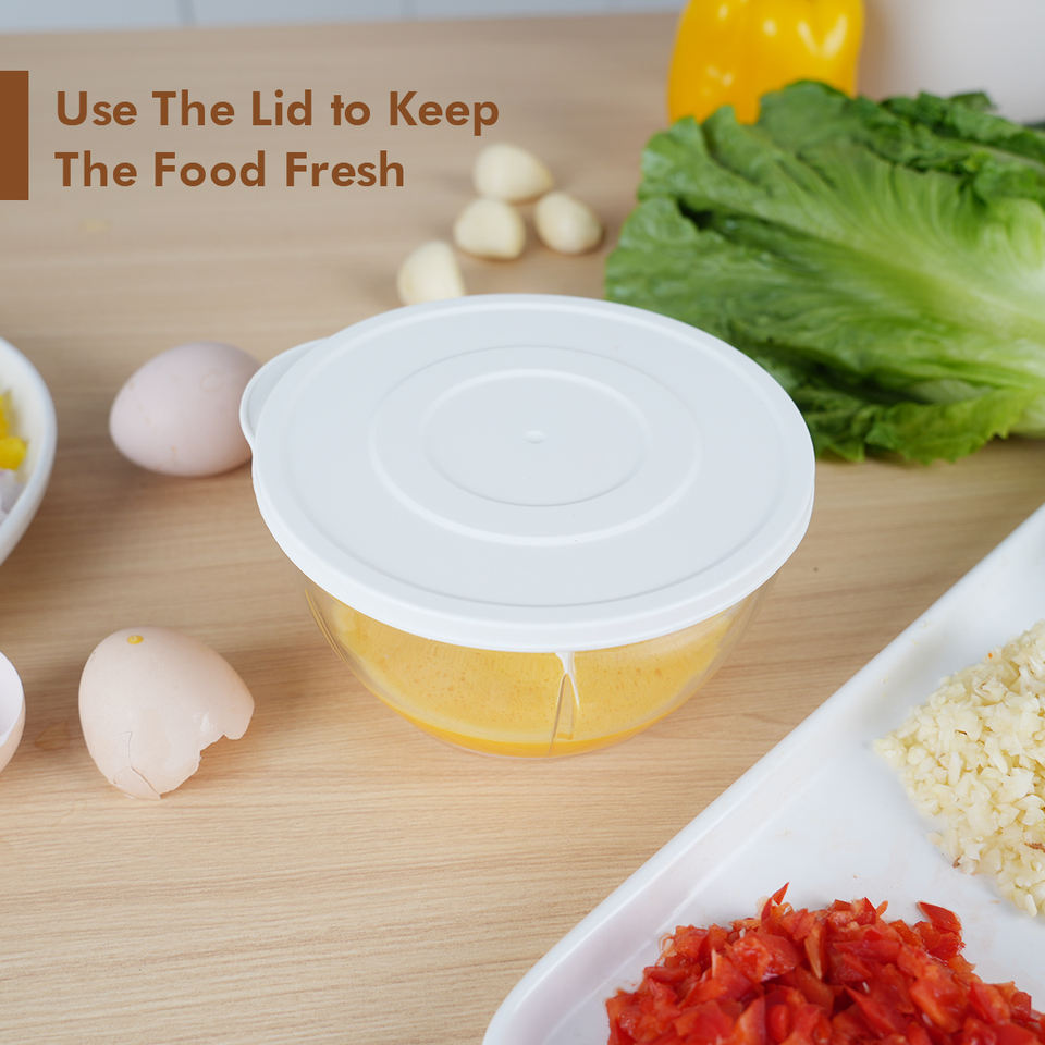 520ml Manual Fruit Vegetable Chopper Hand Twist Pull Food Cutter Onion ...