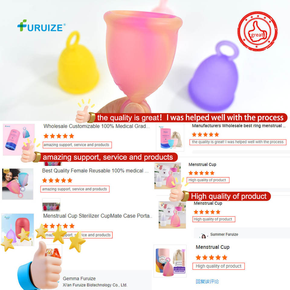 Furuize Wholesale Customizable Medical-Grade Silicone Menstrual Cups ...
