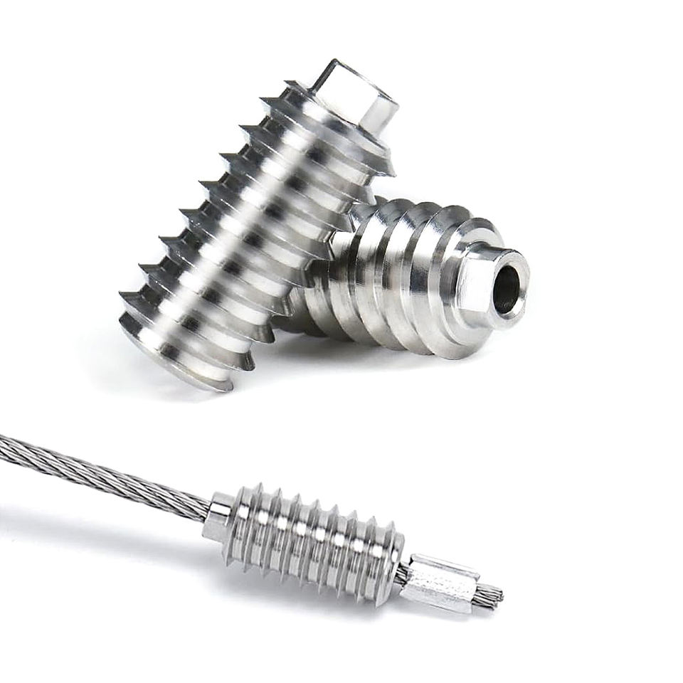 T316 Stainless Steel Invisible Screw 3/16\" Wire Rope Fitting Cable ...