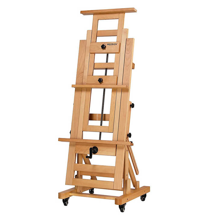 Meeden Deluxe Large Rocker Crank Studio Easel Heavy Duty Artist ...