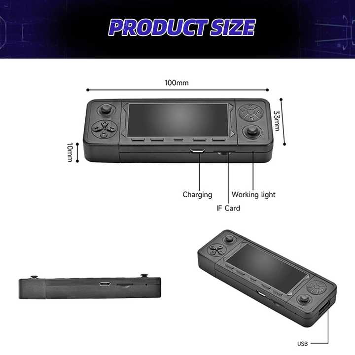 64gb Wireless Game Console With 30000 Games - X9 Pro Game Stick & X6 ...