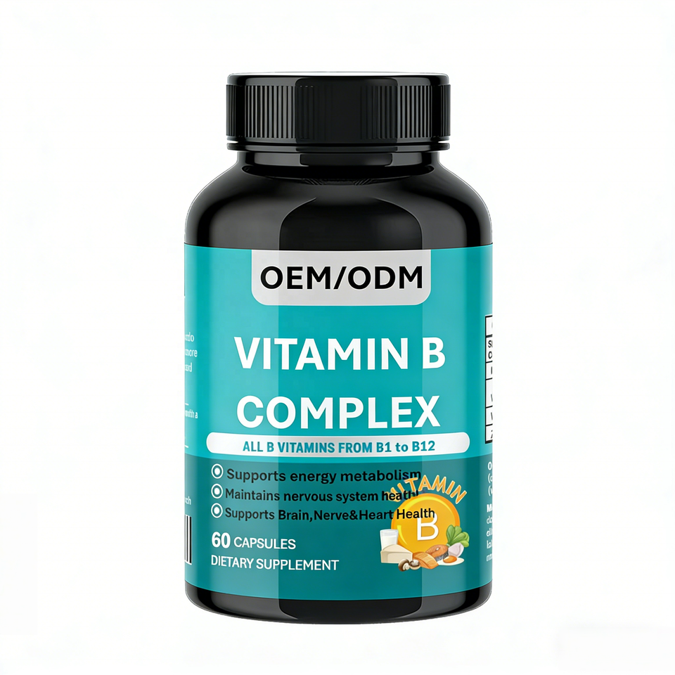 Wholesale Adult Vitamin B Complex Capsules 60 Capsules/Bottle | B1-B12 ...