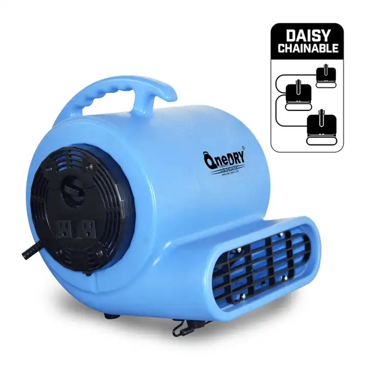 Portable Janitoral Floor Dryer Blower Fan Air Mover 1000 CFM 3-Speed 1/ ...