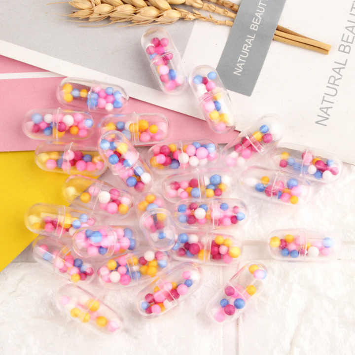 Cute Mini Simulated Capsule Pill Tablet Shape Resin Craft for ...