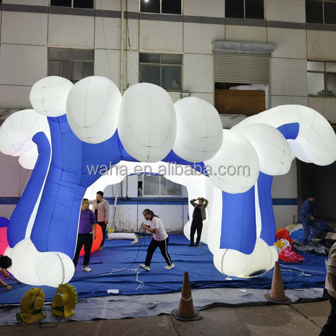 Custom Inflatable Circus Party Archway Backdrop Carnival Inflatable ...