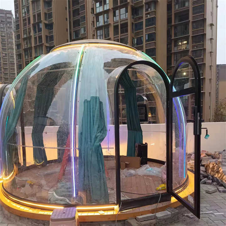 Full House Outdoor Bubble Tent - Transparent Geodesic Dome