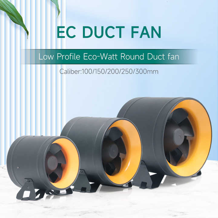8'' Saa Certificated, High Speed Duct Fan Powerful Airflow & Strong Air ...