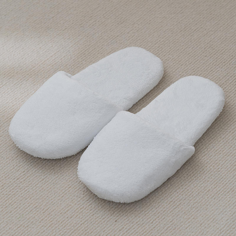 Coral Fleece Loafer Slippers - Disposable Amenities for Star Hotels ...