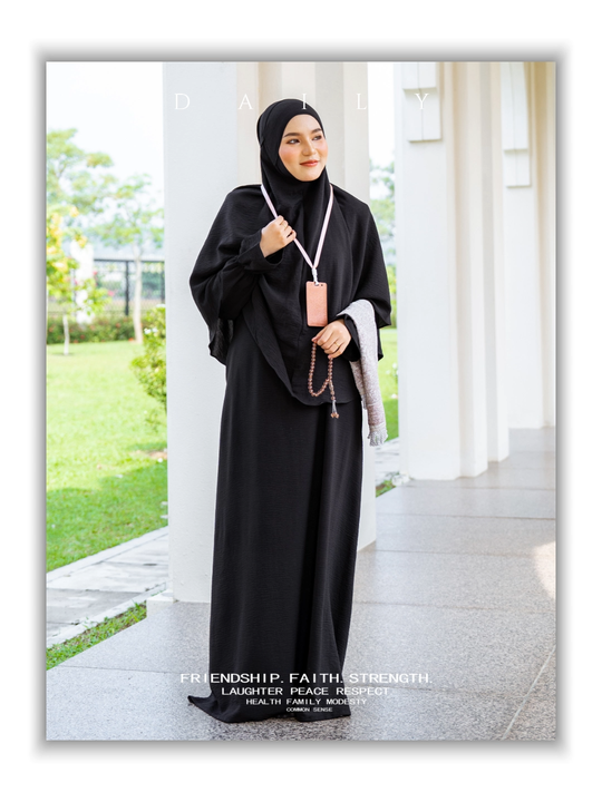 SIPO Eid Ramadon Collection Prayer Two Piece Set Hijab Abaya Dress with ...