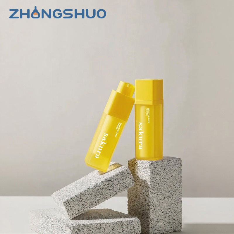 Custom Luxury Square Plastic Rotating Airless Lotion Serum Pump Bottle ...