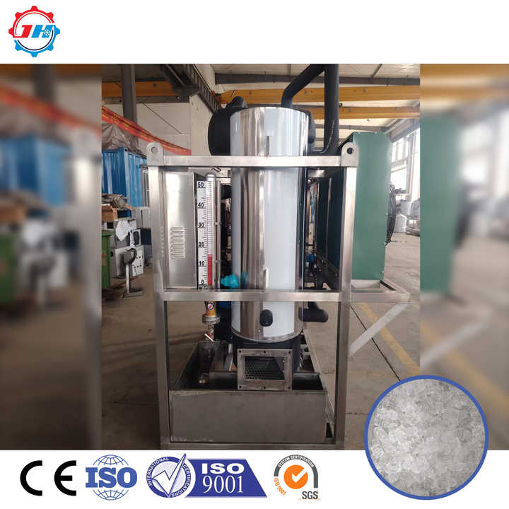JH Factory 3 Ton Industrial Tube Ice Machine Adjustable Ice Cutting ...