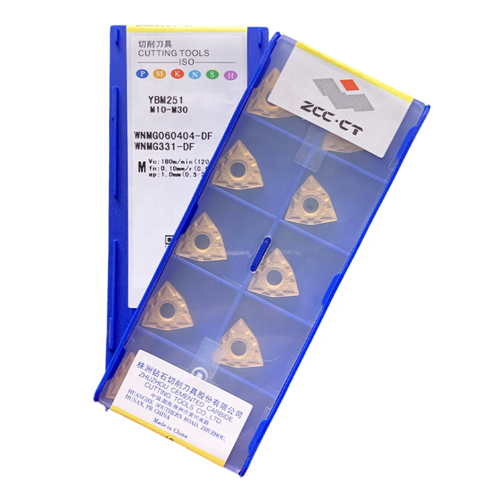 ZCC WNMG YBC152 WNMG060404-DF Carbide Inserts CNC Turning Tool Lathe ...