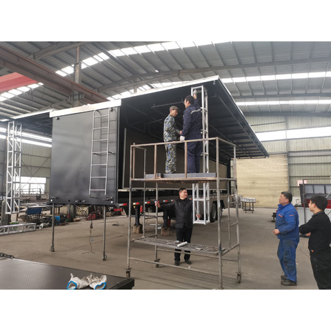 Mobile stage Trailer hydraulic mobile stage trailer with Pro sound ...