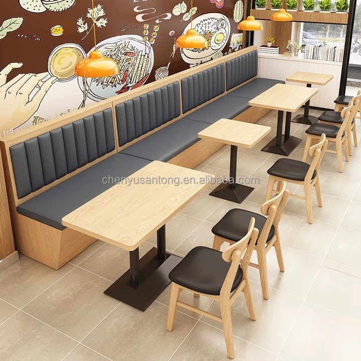 Wholesale Vintage Cafe Shop Restaurant Sofa Restaurant Furniture Set ...