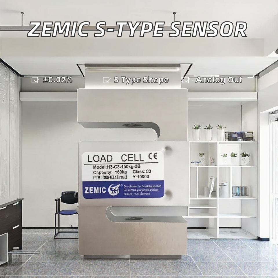For H3-C3-500KG-3b Load Cells Tension Sensors S-Type Force Sensor 0.02% ...