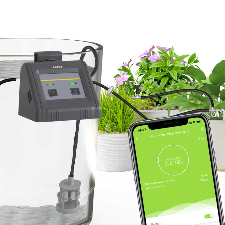 Smart Water Pump Timer for Greenhouse and Indoor Gardens