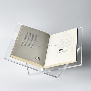 Buy Freestanding acrylic single book display stand with Custom Designs ...