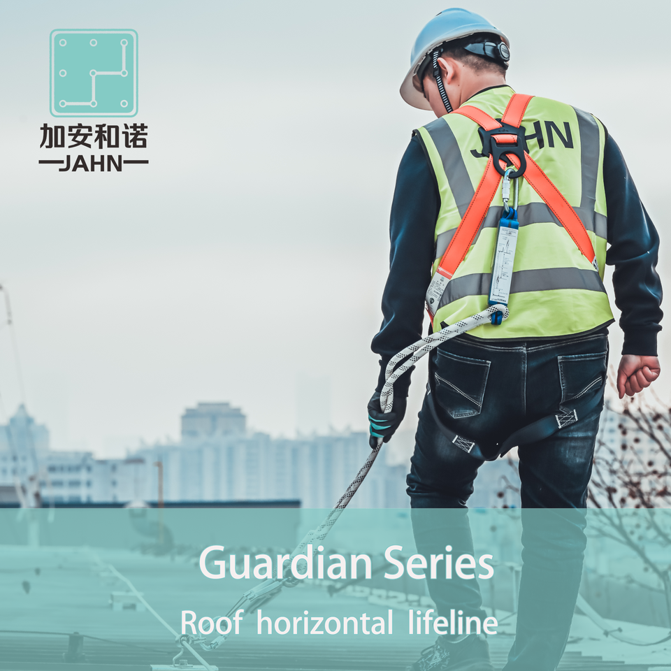 Rooftop Horizontal Lifeline for General Construction Height Safety Work ...