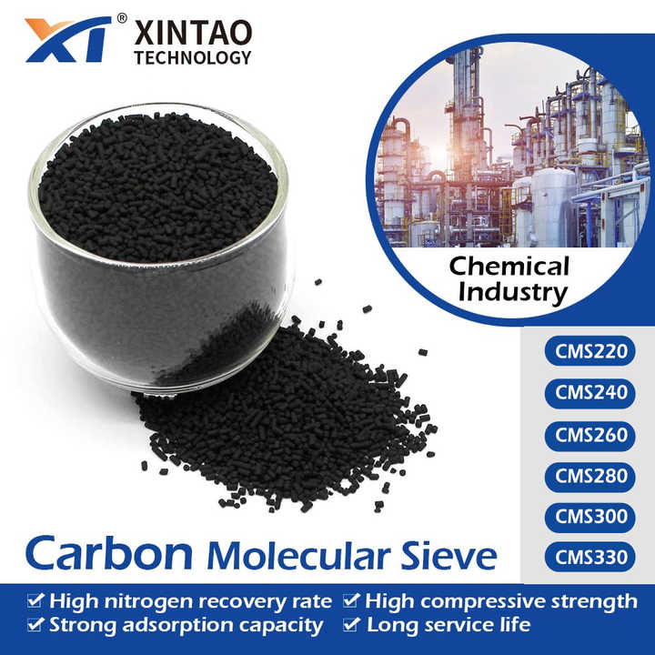 High Purity Nitrogen Production Carbon Molecular Sieve CMS 260 280 300 ...