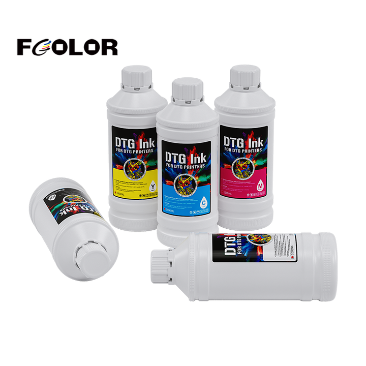 DTG Printer Ink 1000ml Textile 5 Colors Ink DTG Ink for Epson L1800 ...