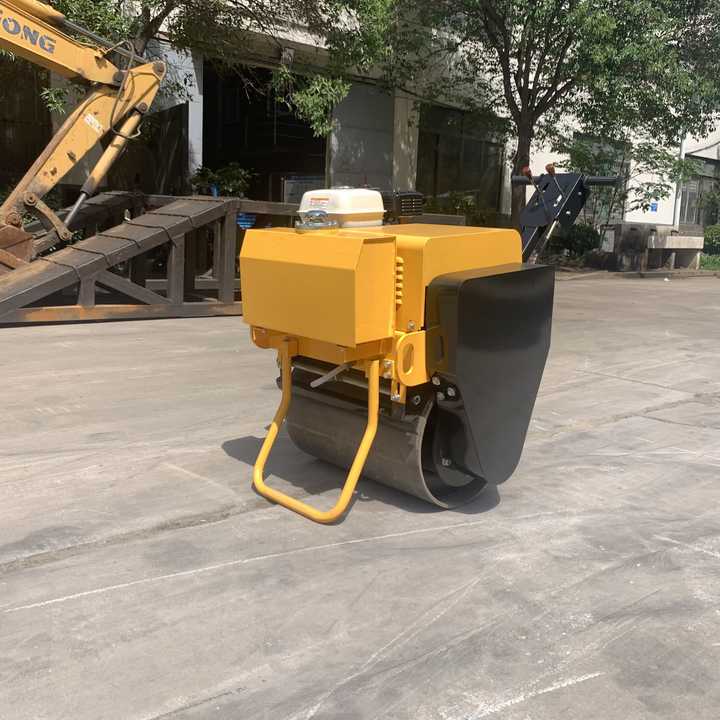 550KG 330KG Handheld Vibratory Roller Soil Asphalt Compactor 13Yr ...