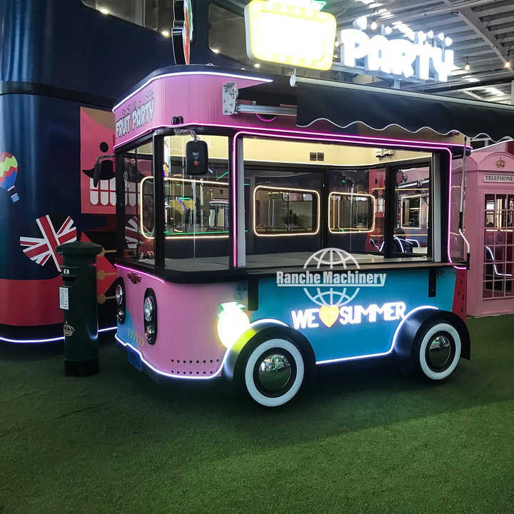 Mobile Food Truck Concession Food Trailer Mobile Bar Station Ice Cream ...