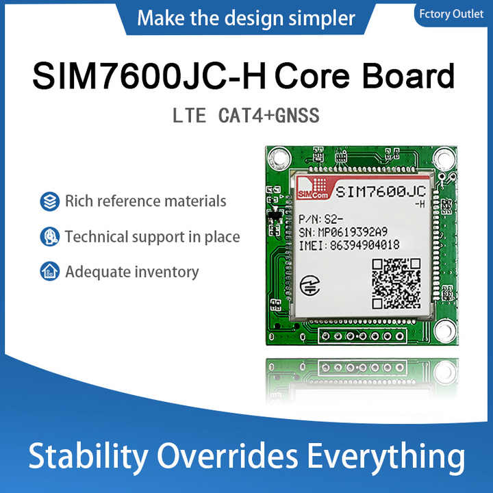 SIMCom SIM7600JC-H Cat.4 LTE Wireless Communication Module 4G ...