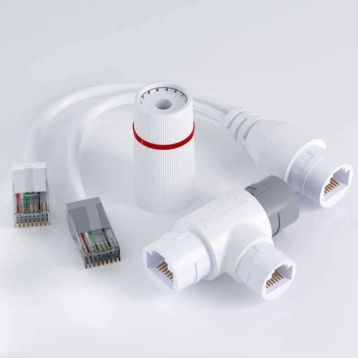 POE Combiner Splitter Adapter for 2 IP Cameras Works POE Switches POE ...
