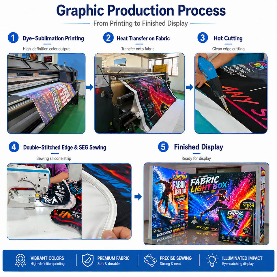 SEG Advertising Light Box Aluminum Frame Wall Display Lightbox Fabric ...