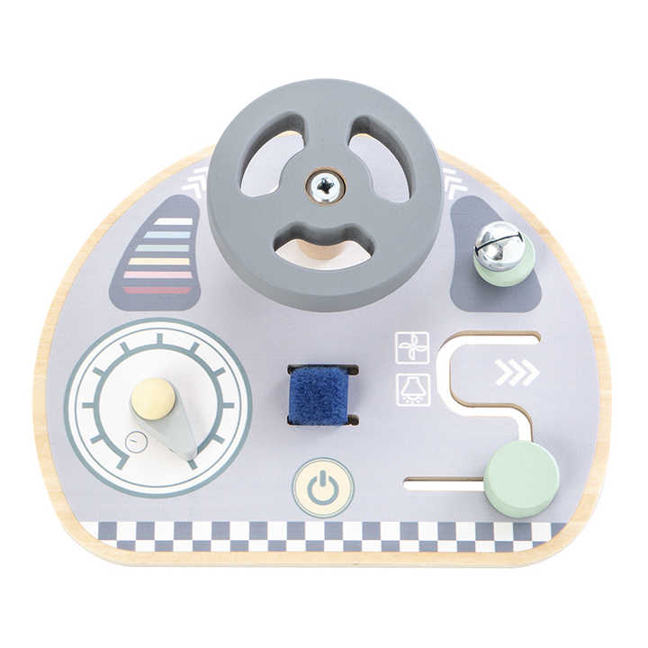 Kids Racing Car Board Educational Game Role Play Steering Wheel Board ...
