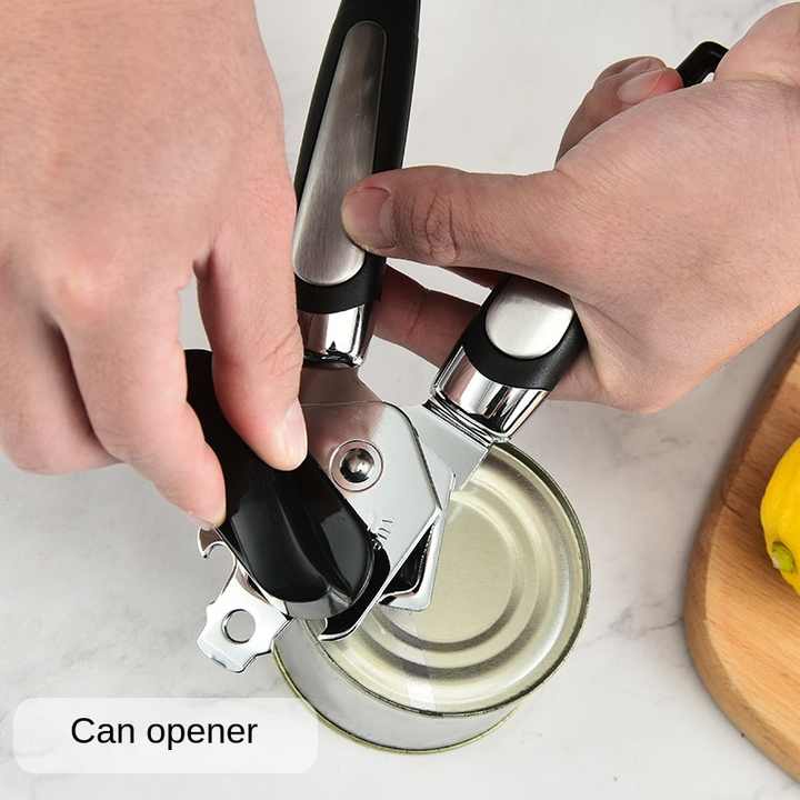 Stainless Steel Can Opener Manual Strong Labor-saving Can Opener Iron ...