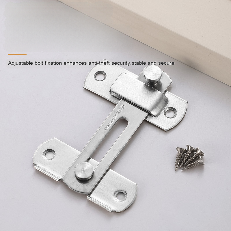 304 Stainless Steel Latch Lock for Cabinet Door Window Anti-Theft ...