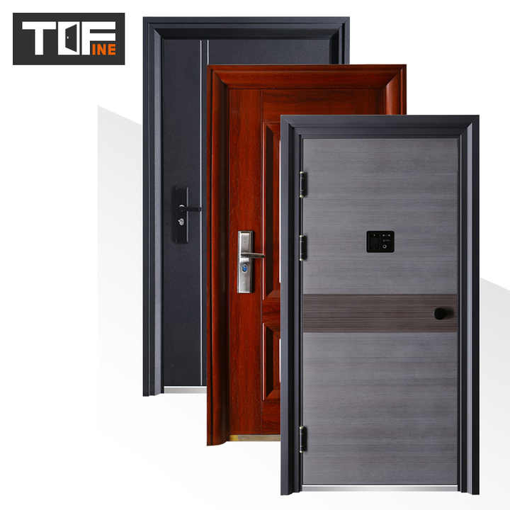 Factory Security Steel Doors Exterior Anti-Theft Iron Household ...