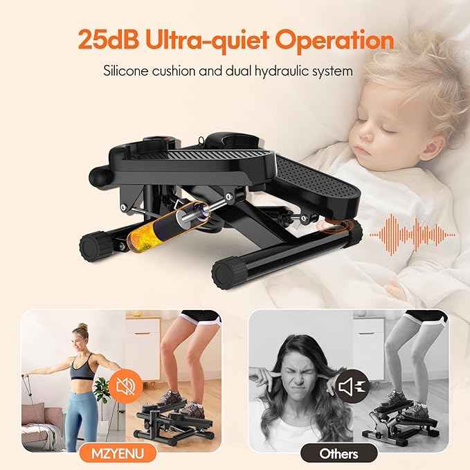 Mini Stepper Fitness Cross-Trainer Indoor Home Exercise Equipment Body ...