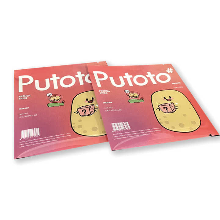 Custom Printed Back Sealed Snack Bag for Chips Plastic Packaging Bags