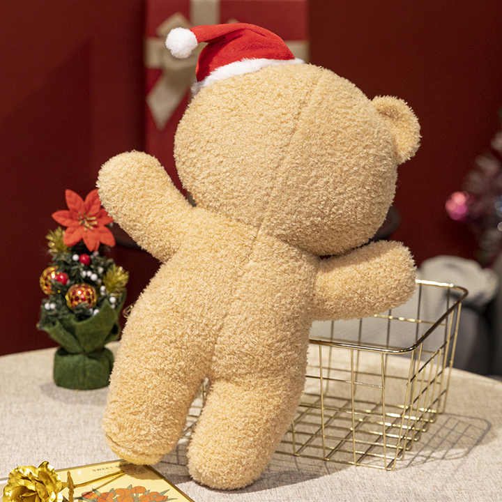 Gingerbread Man Teddy Bear Plush Toy Keychain I Love You Bow Knot Teddy ...