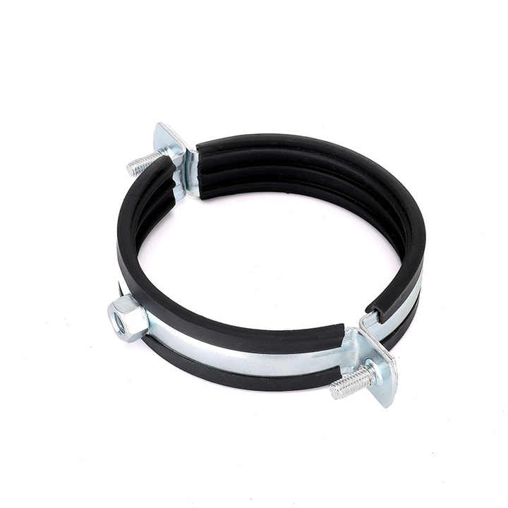 Metal Two Screw Clamp With Epdm Rubber Lined Lined Split Clamp Zinc ...