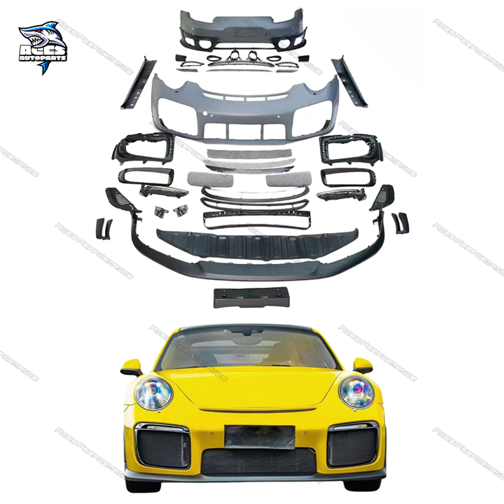 New Car Bodykit 2012-2018 991.1 991.2 Front Bumper Upgrade to GT2 RS ...