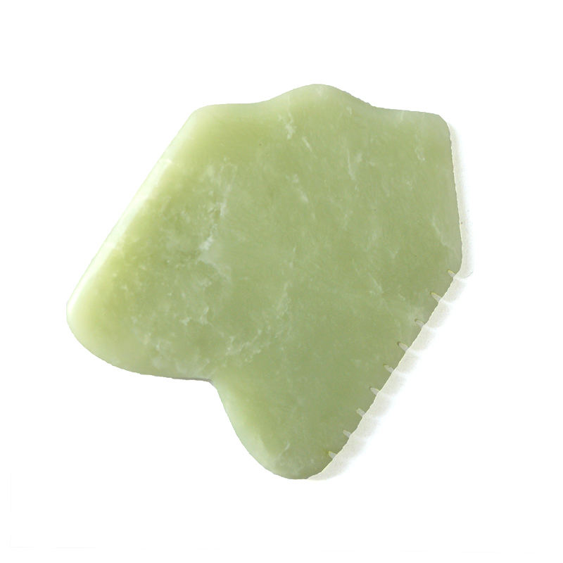 Natural Xiuyan Jade Facial Massage Tool Jade Stone Gua Sha Face-lift ...
