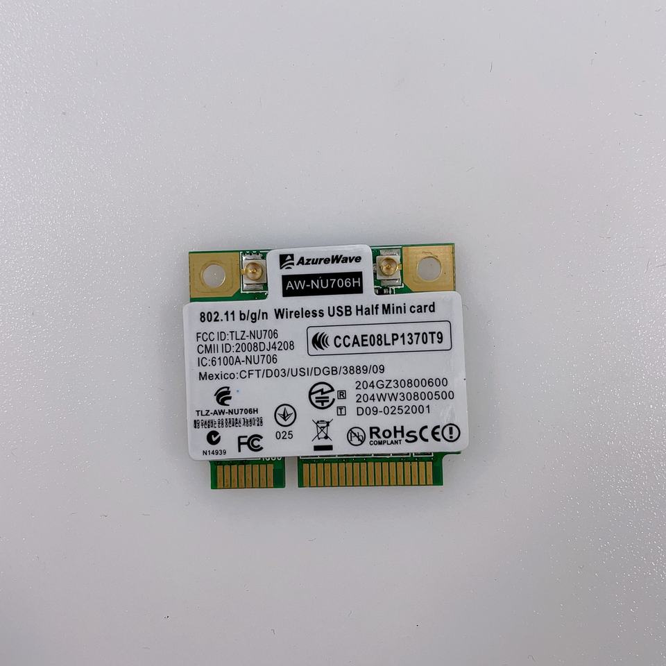 AW-NU706H Ralink RT3090 Wireless-N PCI-E Card 802.11 B/g/n