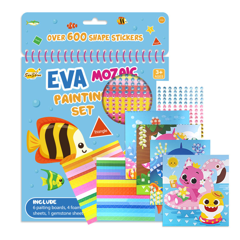 2026 Custom DIY EVA Foam Mosaic Painting Kit With Foam Sticker Sheets ...