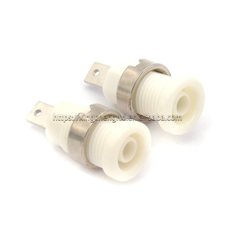 High Current 4mm Banana Socket Brass Female Adapter Connector Hole 12mm ...
