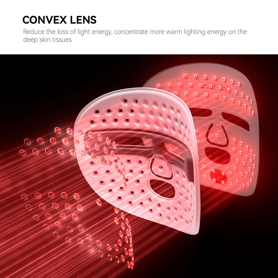 PDT Led Light Therapy Machine Face Mask - Red Light Therapy